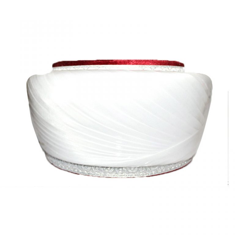 Silver Mehroon Turkish Topi - Attractive prices only on Islamic Bazaar